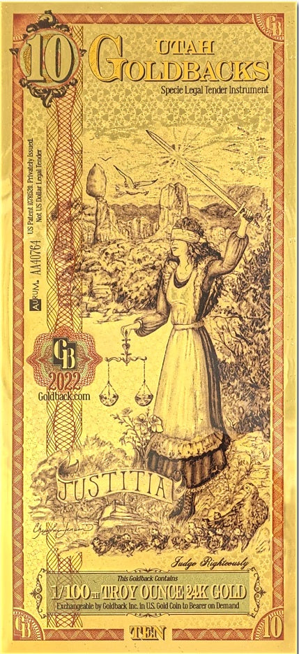 Gold (Au) | Goldbacks for sale – RWMM