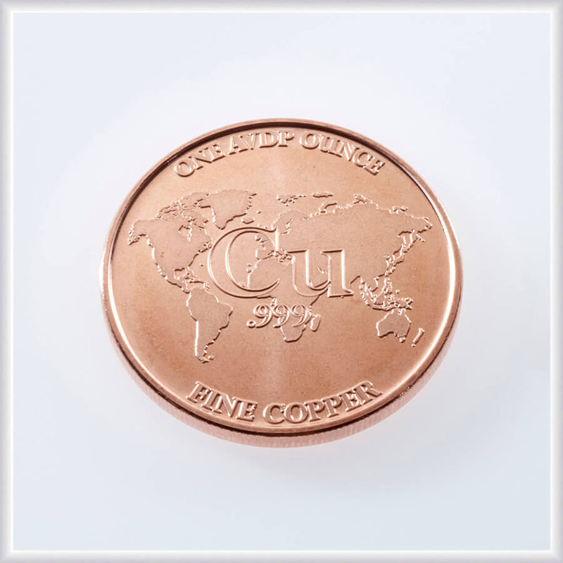 Buy 1 Ounce Copper Coins | High Purity Copper Bullion for Sale at RWMM