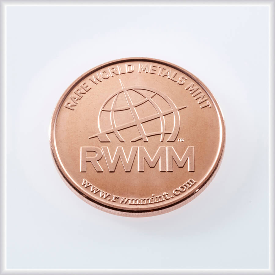 Buy 1 Ounce Copper Coins | High Purity Copper Bullion for Sale at RWMM